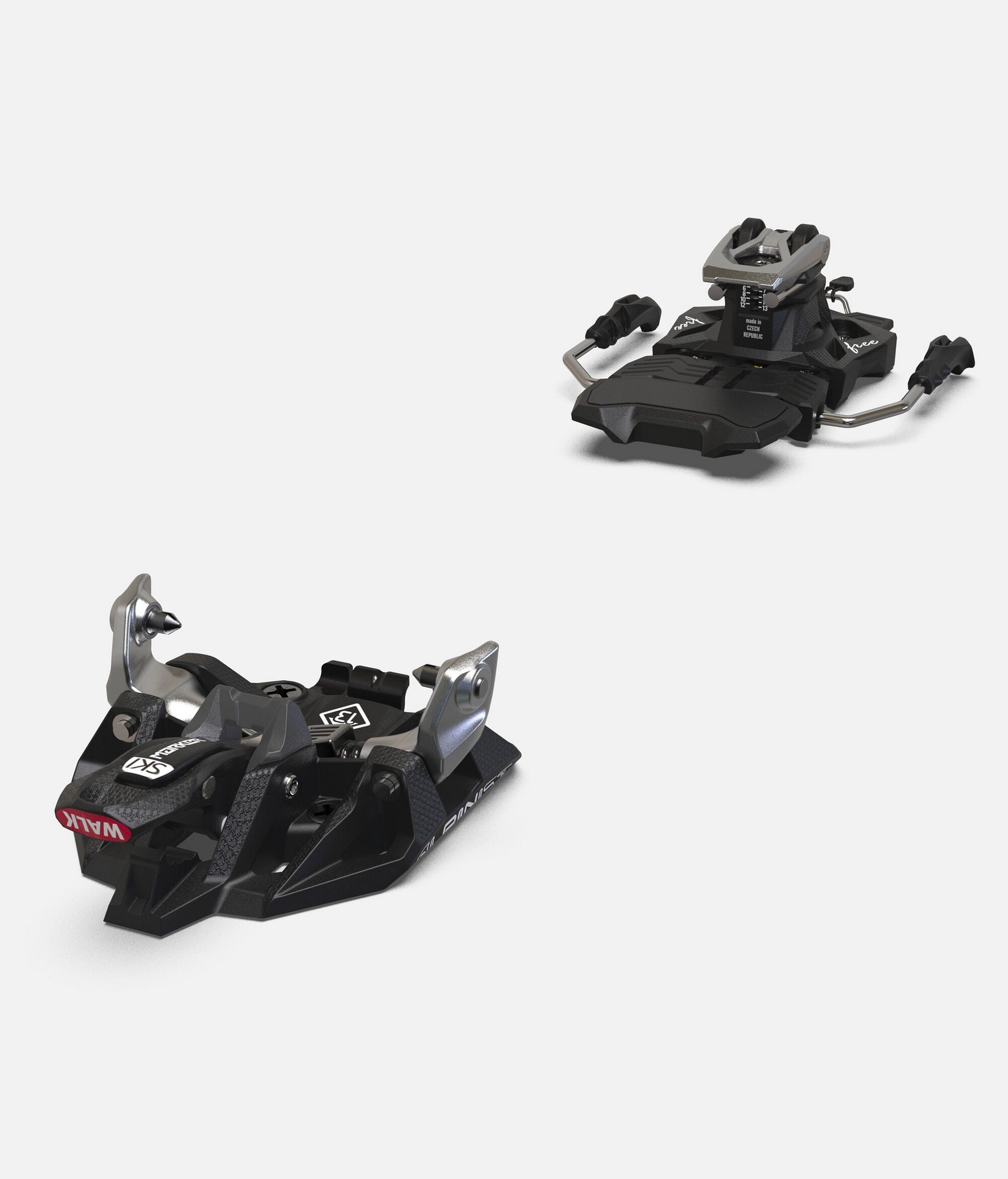 Marker Alpinist Free 13 + Brakes Black 105mm – blackcrows